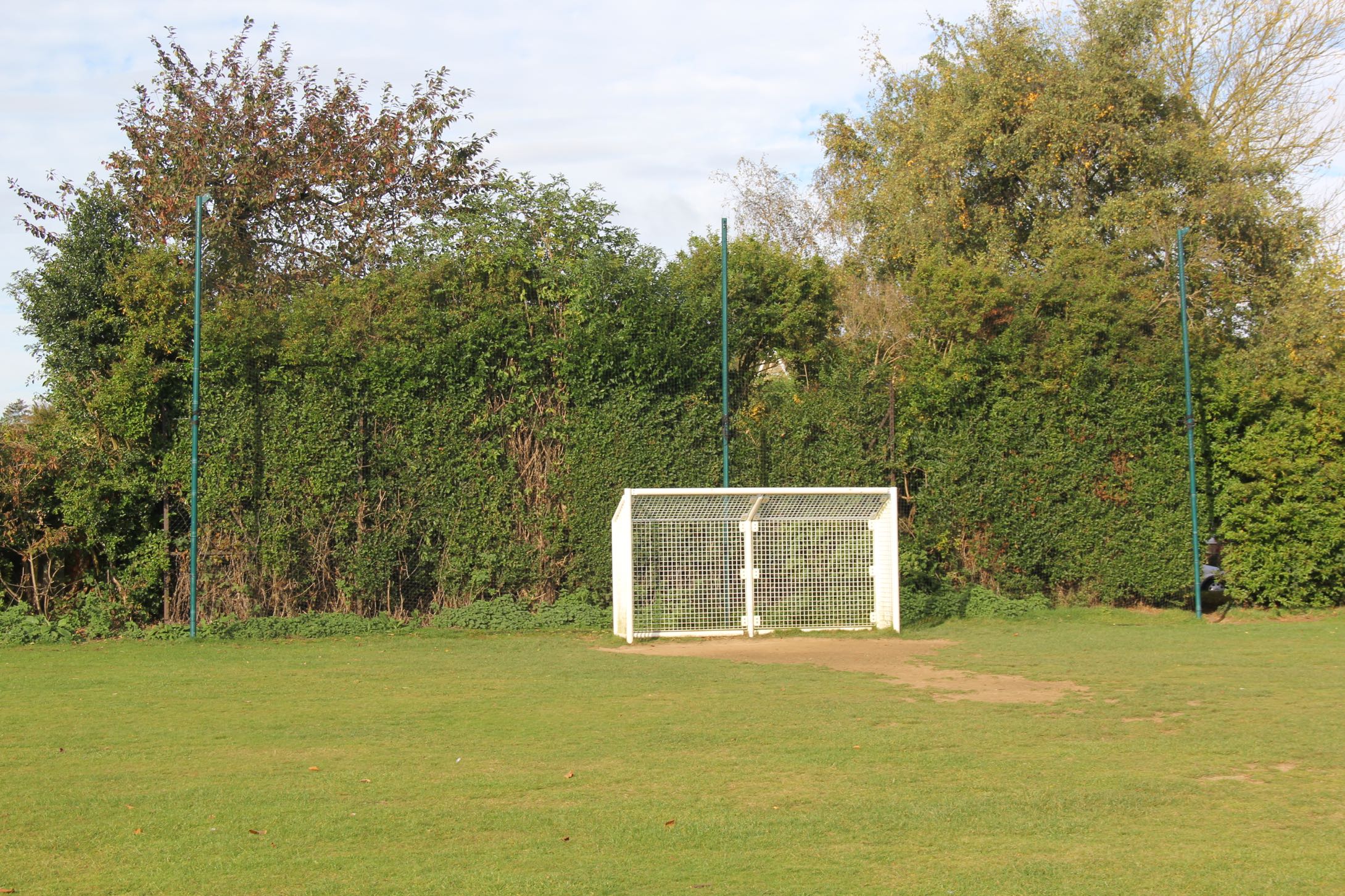 Junior football goal on The Spencer Holland Recreation Ground ...